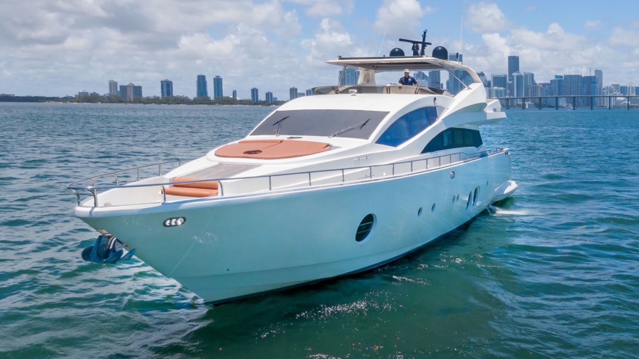 Book the 85 ft Aicon Yacht in Miami to Live Through Real Adventure