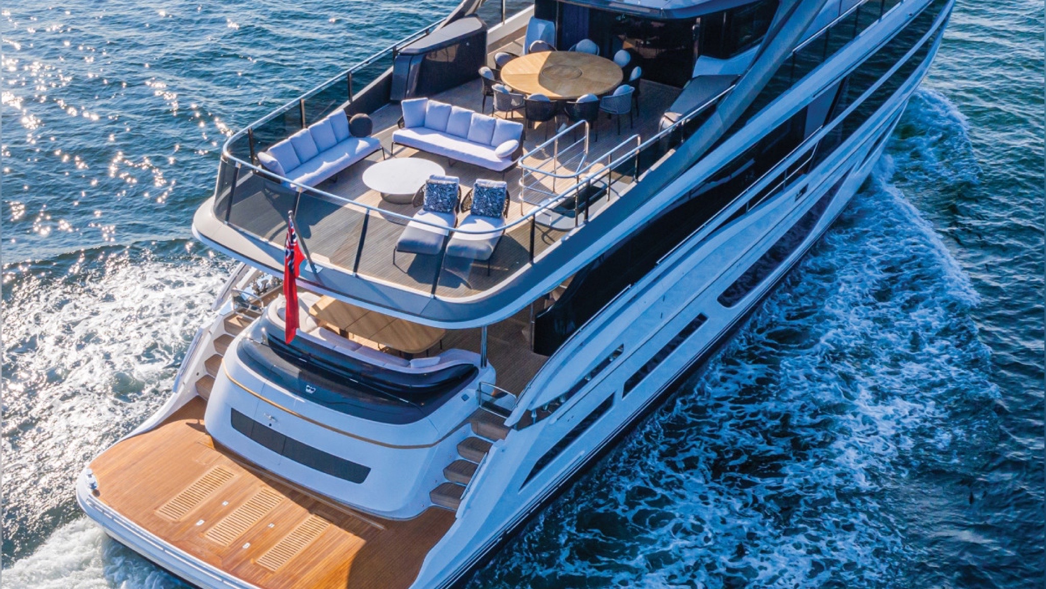 Book the 95 ft Princess Yacht to Live Through Real Adventure